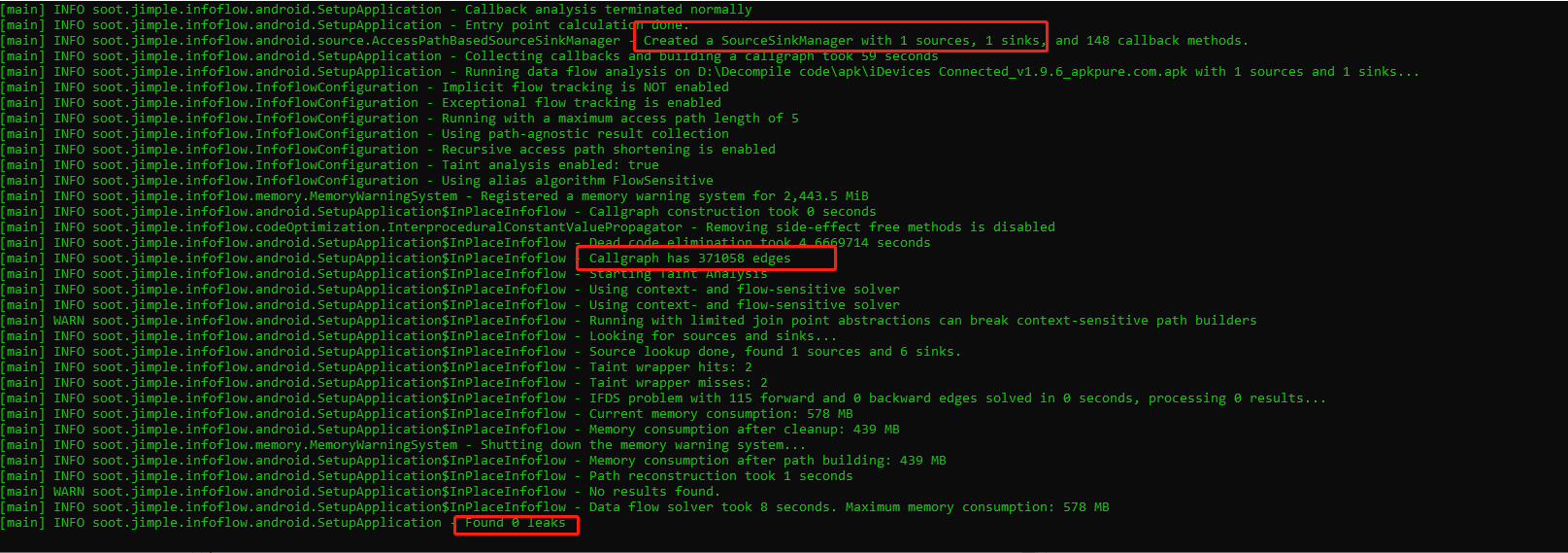Can't find source and sink entry · Issue #413 · secure-software-engineering/FlowDroid · GitHub