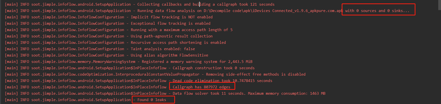 Can't find source and sink entry · Issue #413 · secure-software-engineering/FlowDroid · GitHub