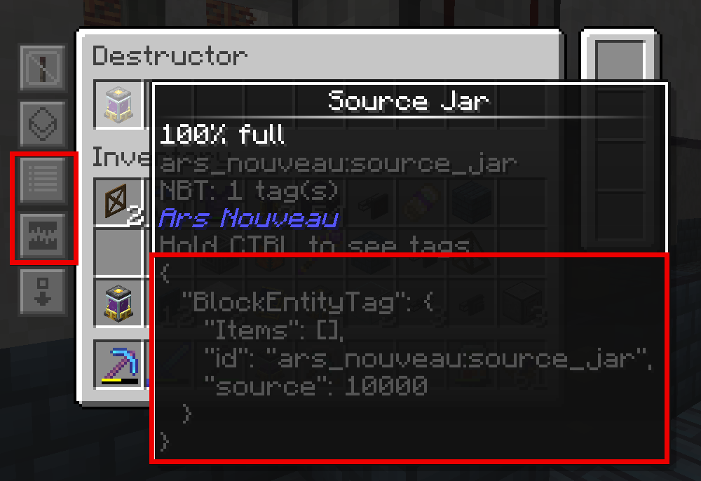 Destructor does not react to Ars Nouveau jar fullness despite turning on exact mode · Issue ...