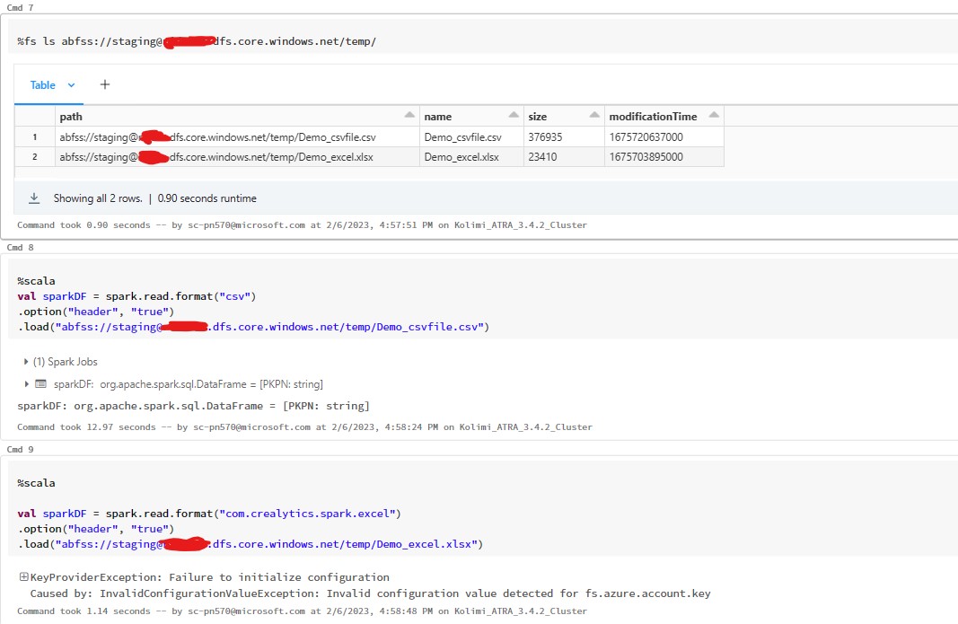 [BUG] Cannot read files into dataframe in Databricks 9.1 LTS Runtime 3.1.2 Spark · Issue #712 ...