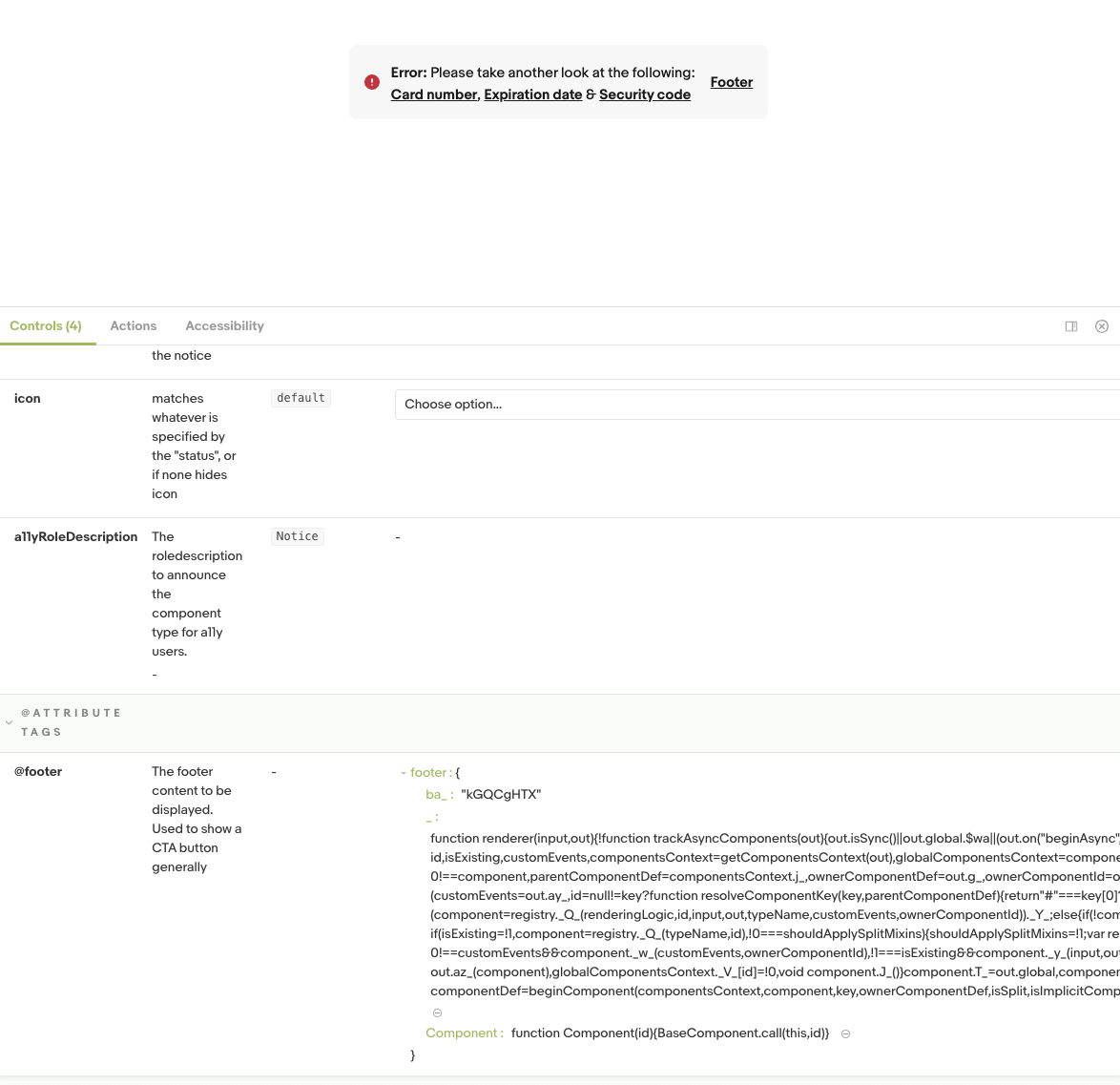 Storybook attribute tag for ebay-section-notice with action seems broken · Issue #1768 · eBay ...