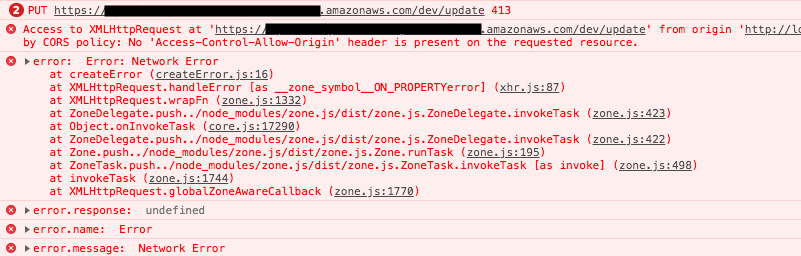 Unable to get http error response code: 4XX · Issue #3693 · aws-amplify/amplify-js · GitHub