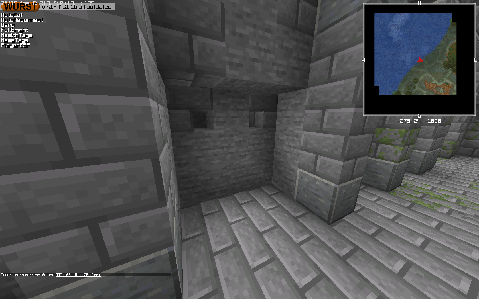 Walls of world generation stone appear between the joints of rooms in stronghold · Issue #25 ...