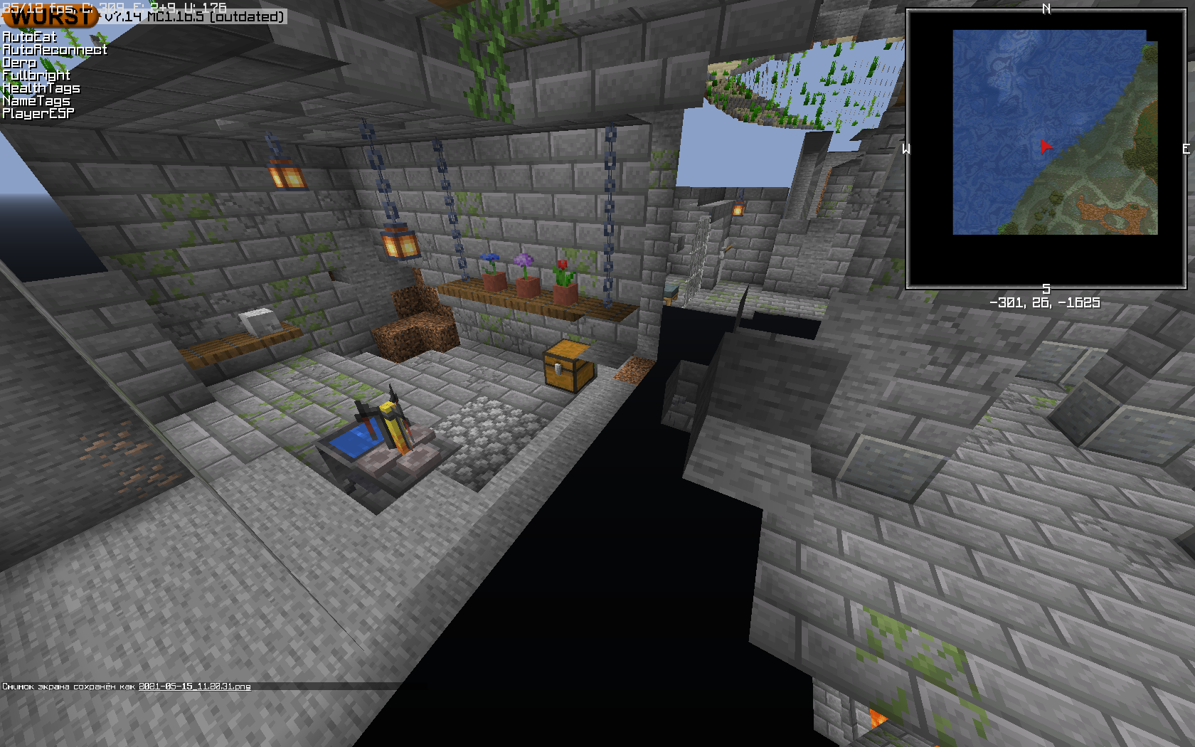 Walls of world generation stone appear between the joints of rooms in ...