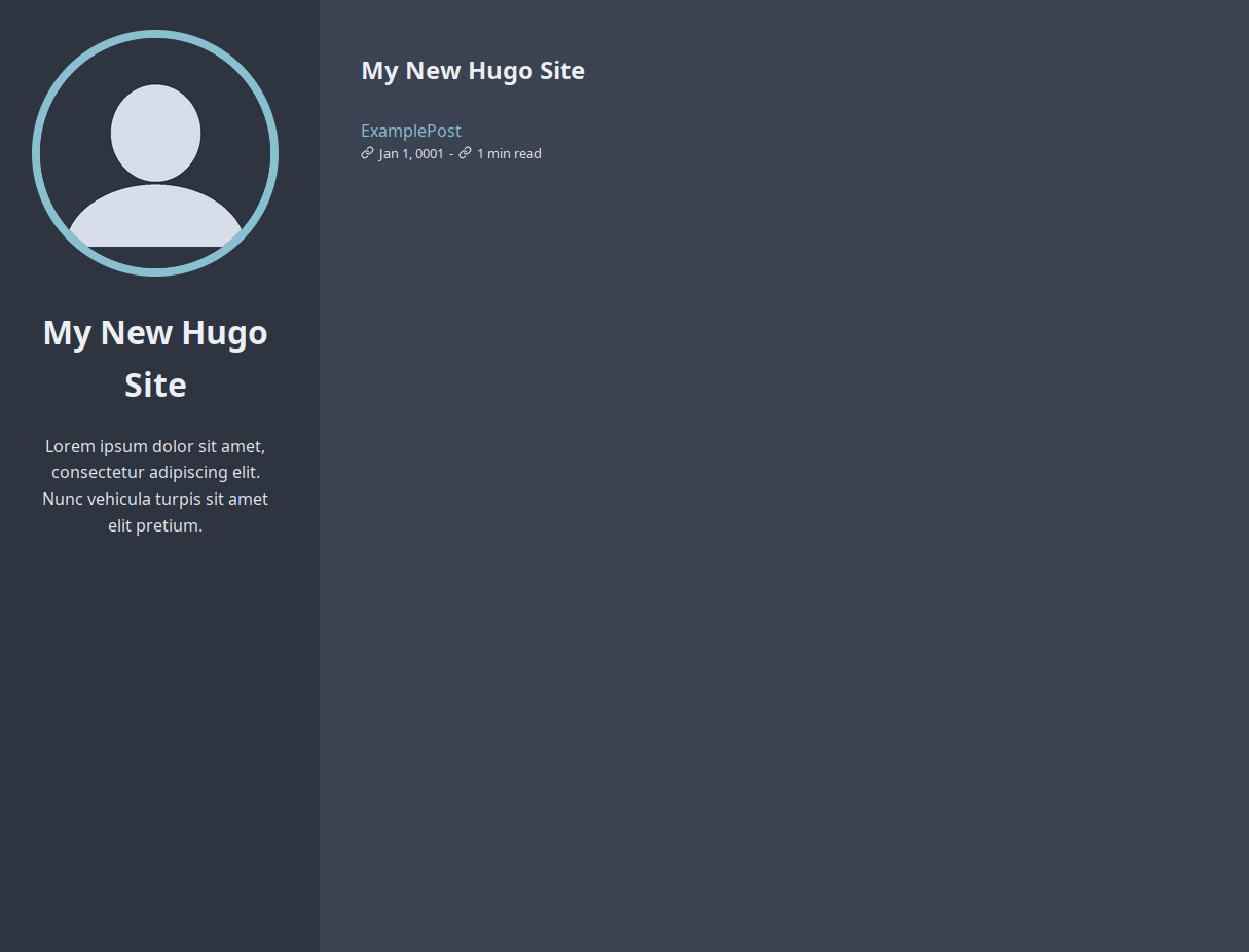 GitHub - ANSI-D/Nord-Hugo: A Hugo theme using the Nord colorscheme