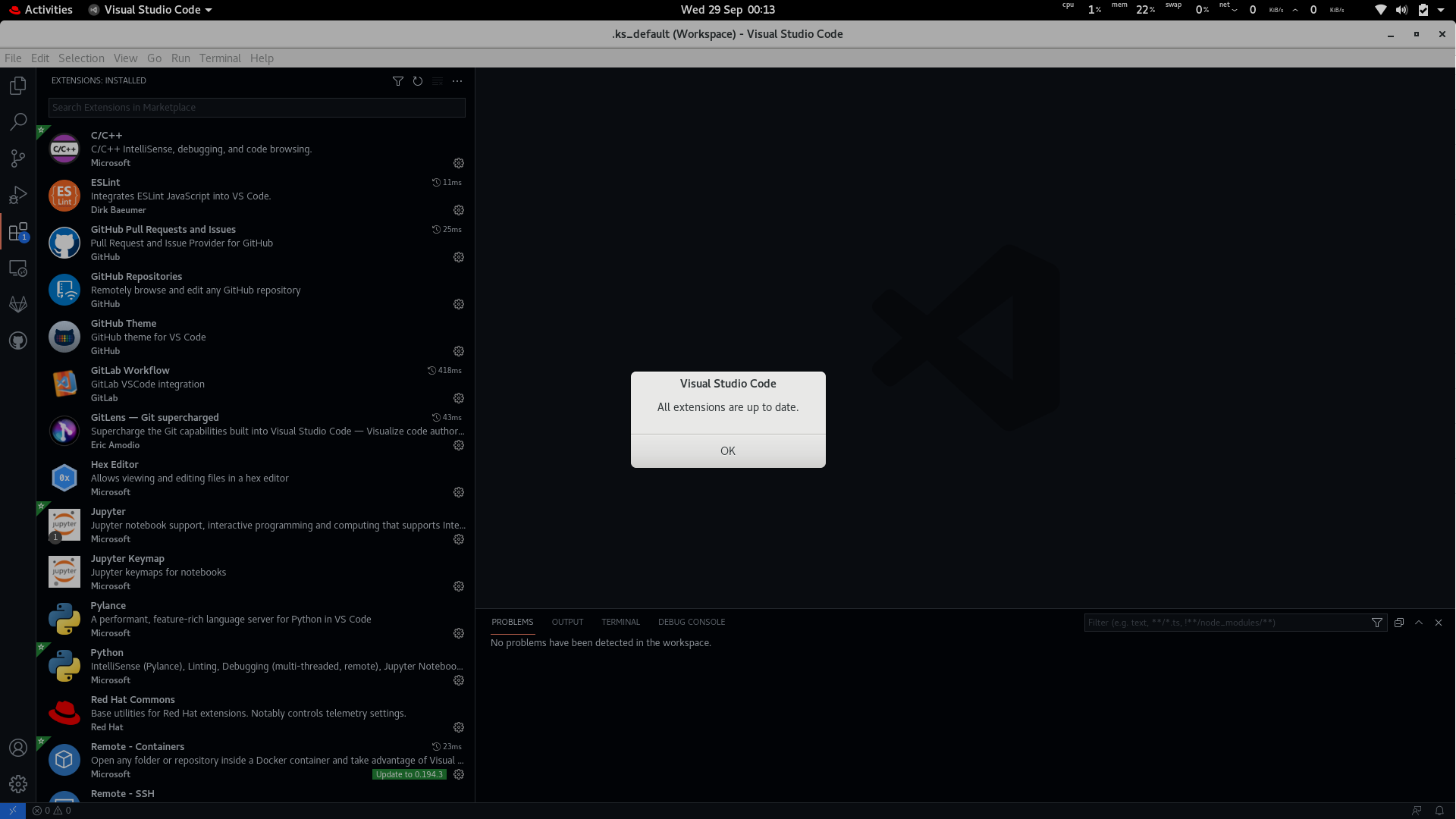 Manual check for extension updates sometimes states no updates when ...