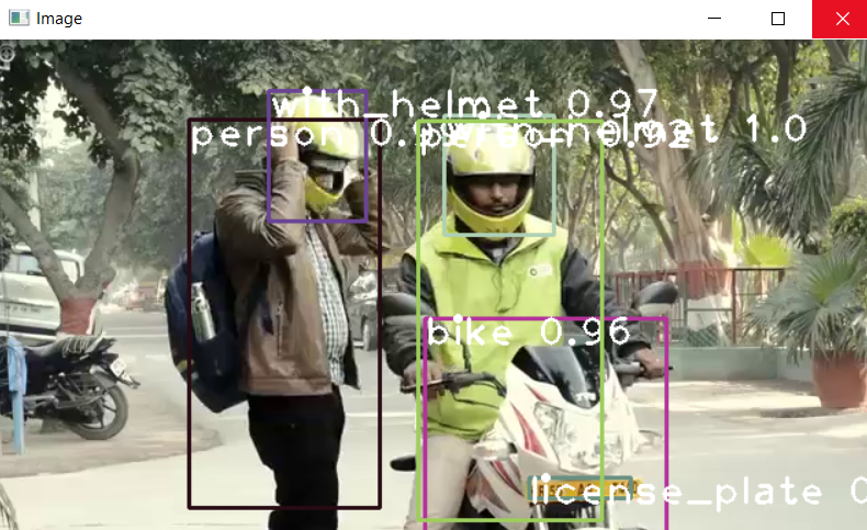 Github Goswamiarpit007 Helmet And License Plate Detection