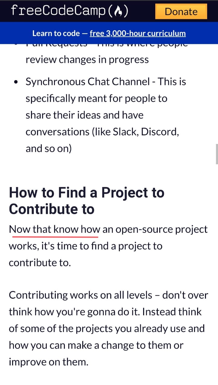 Grammatical / Typo Error in News Section. · Issue #42346 · freeCodeCamp/freeCodeCamp · GitHub