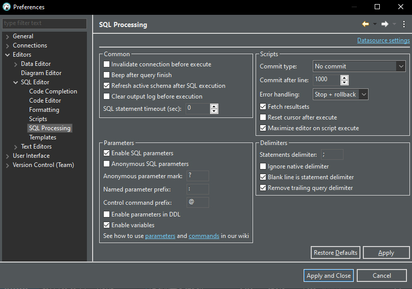 SQL execution with Inline double-dash comment · Issue #15282 · dbeaver ...