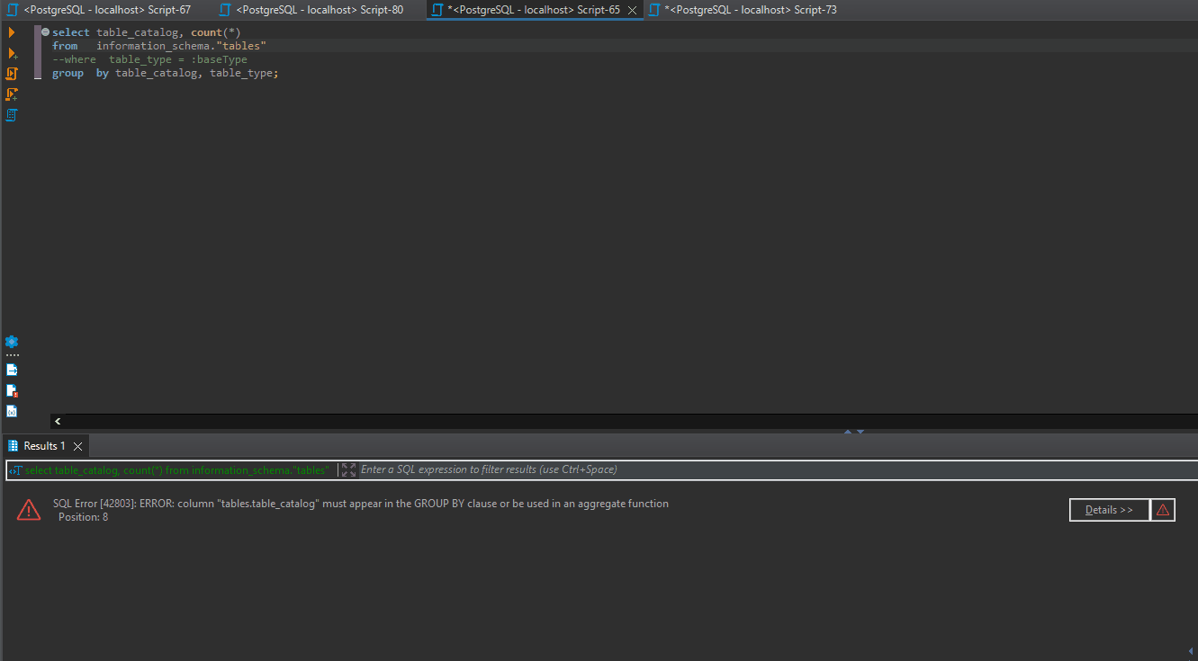 SQL execution with Inline double-dash comment · Issue #15282 · dbeaver ...