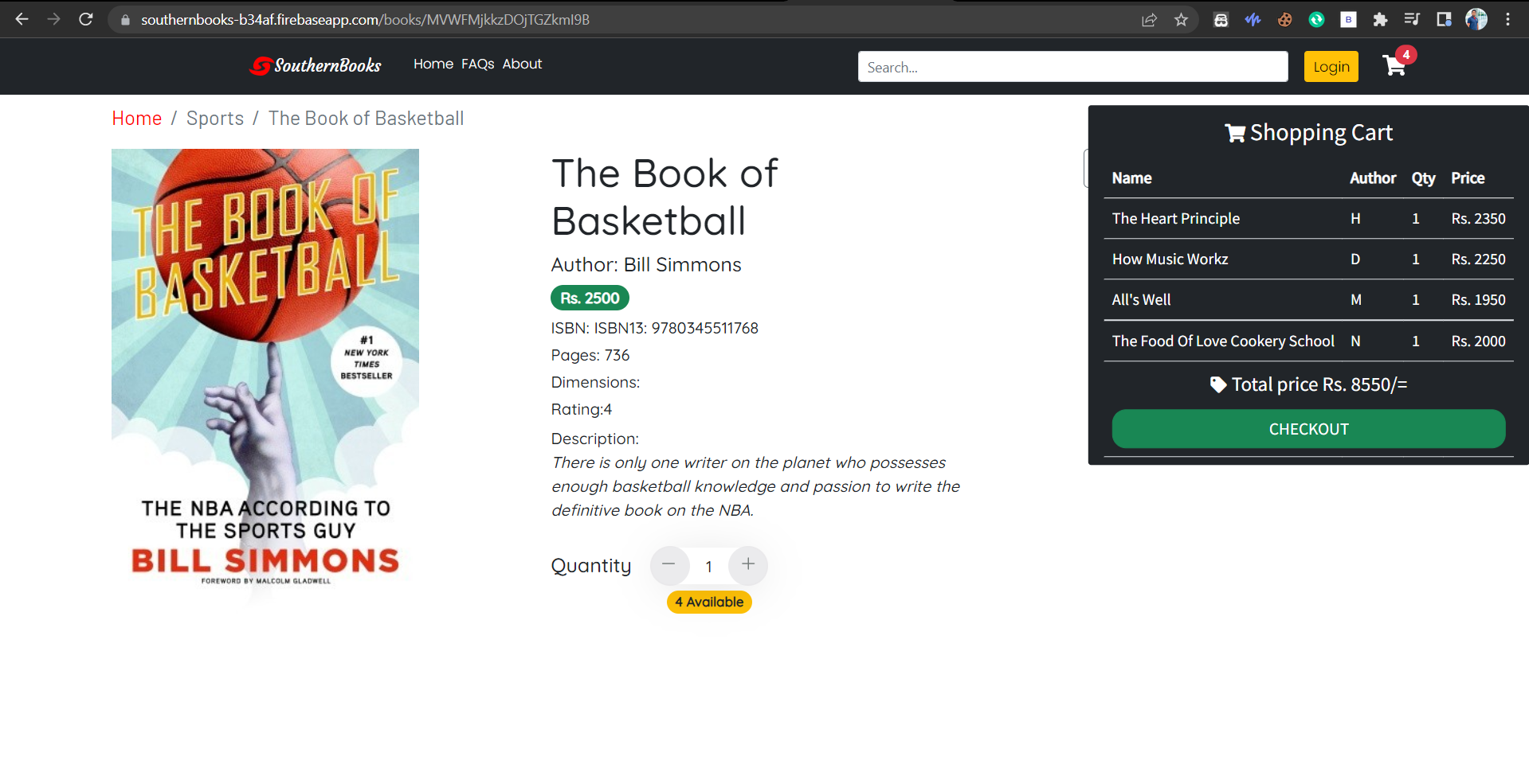 GitHub - chami98/Southern_Books: Online book ordering web application ...