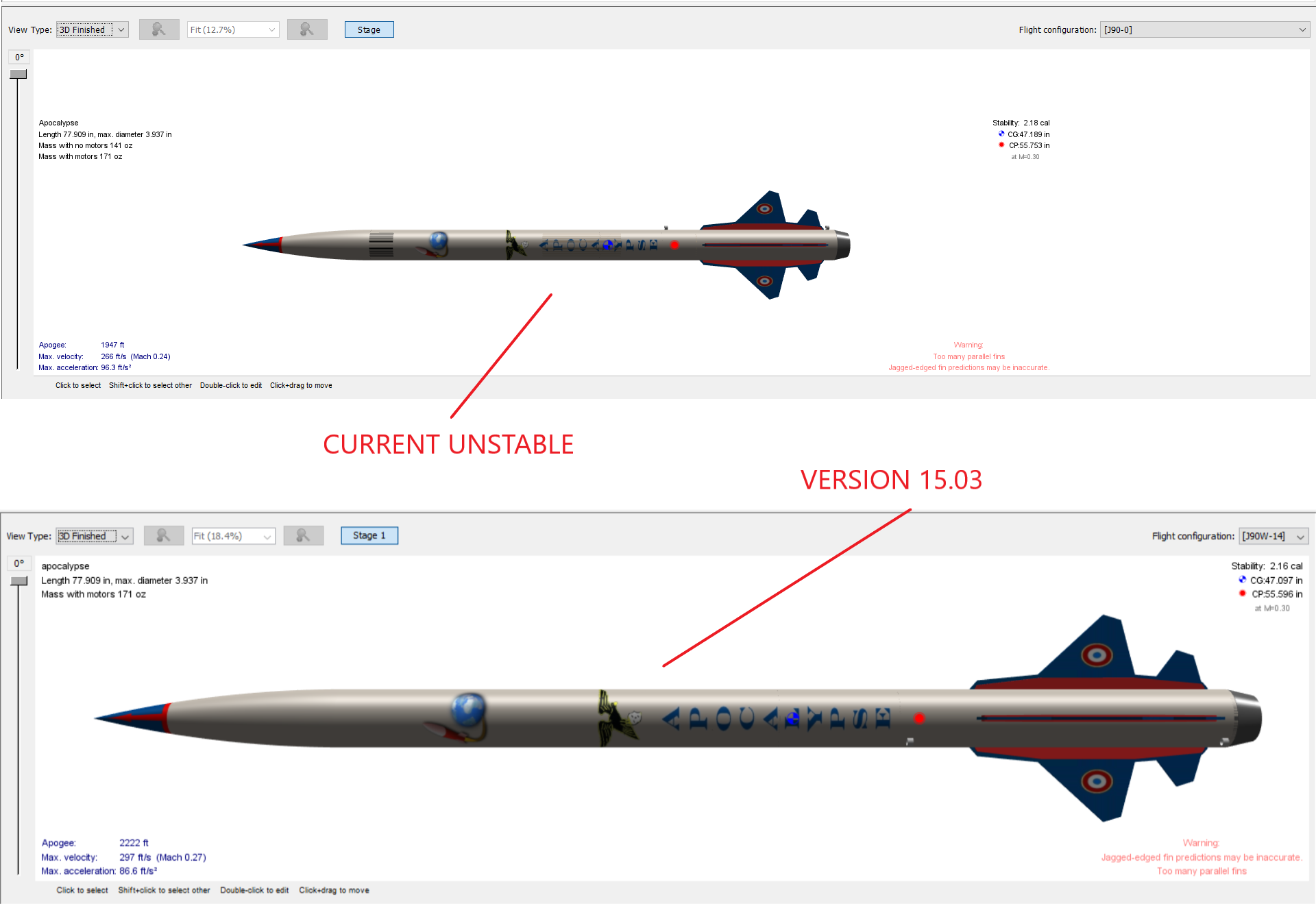 3d Rendering errors cause unending bug report loop · Issue #82 · openrocket/openrocket · GitHub
