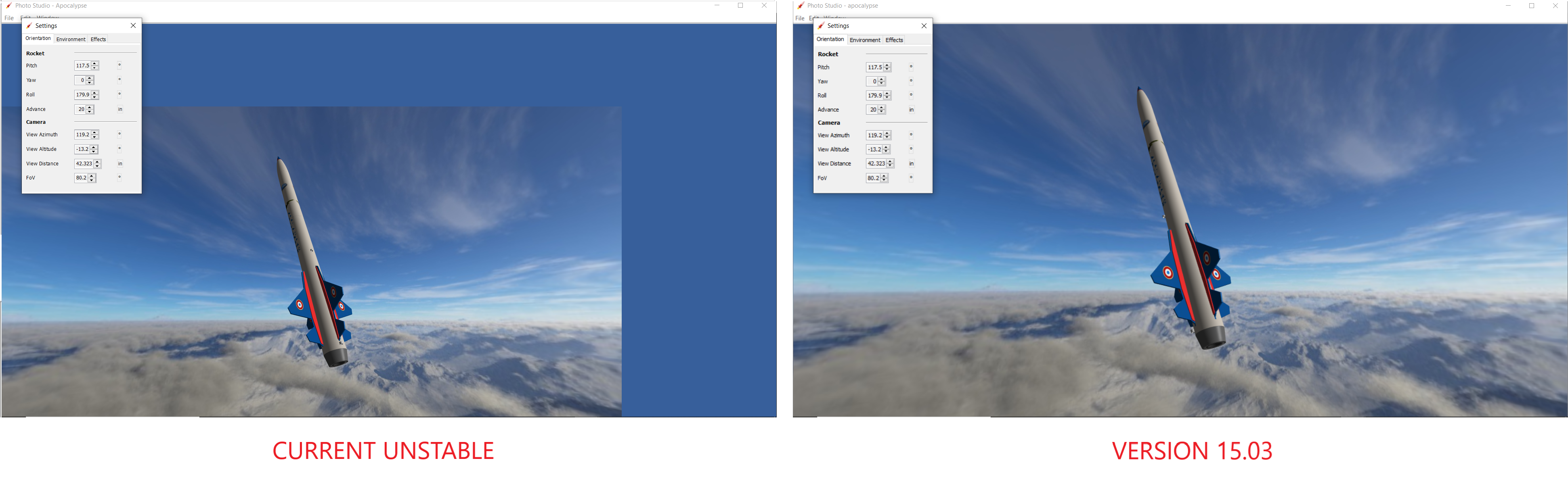 3d Rendering errors cause unending bug report loop · Issue #82 · openrocket/openrocket · GitHub