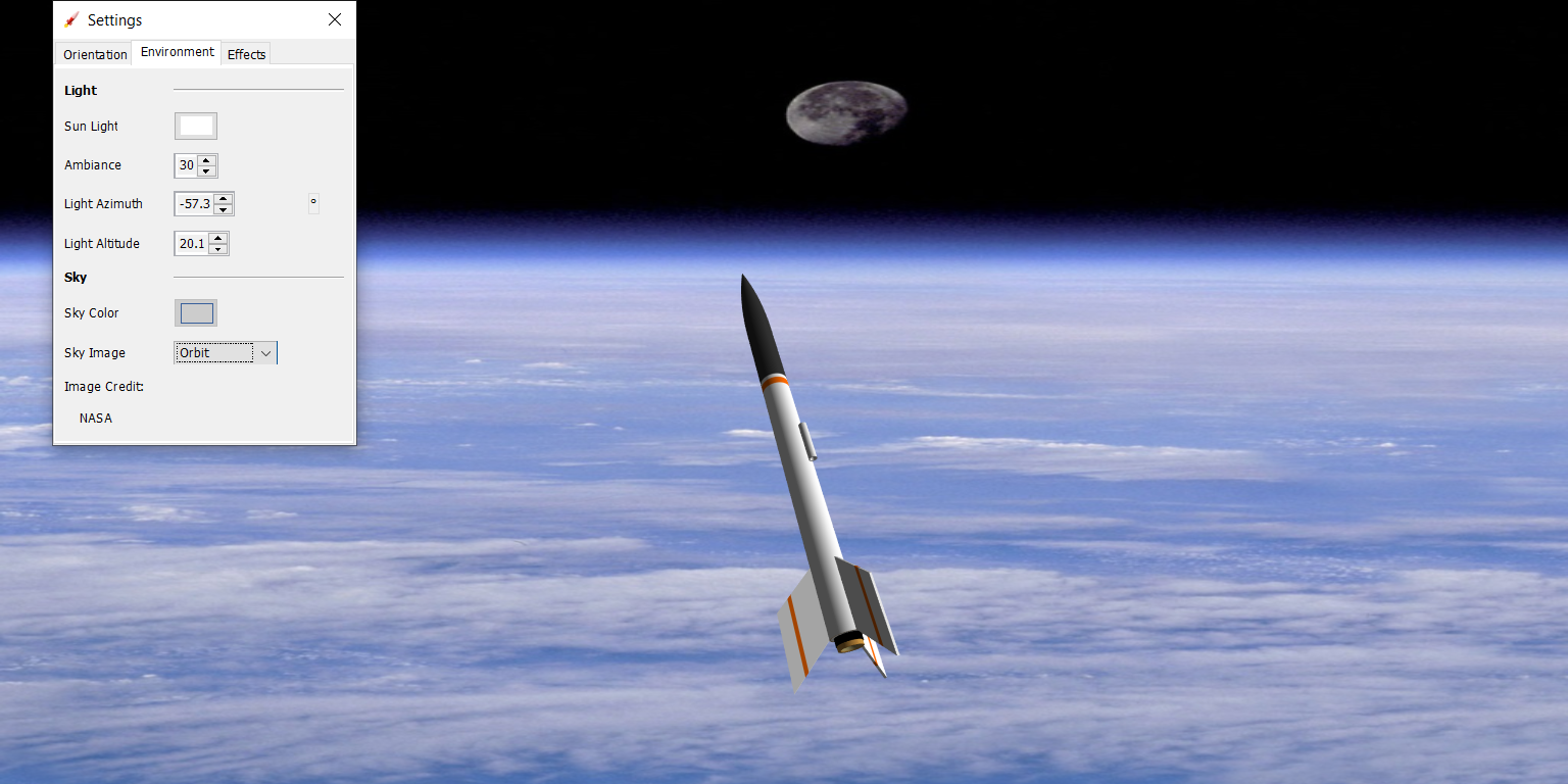 Photo Studio: "Orbit" background shows up as black · Issue #861 · openrocket/openrocket · GitHub