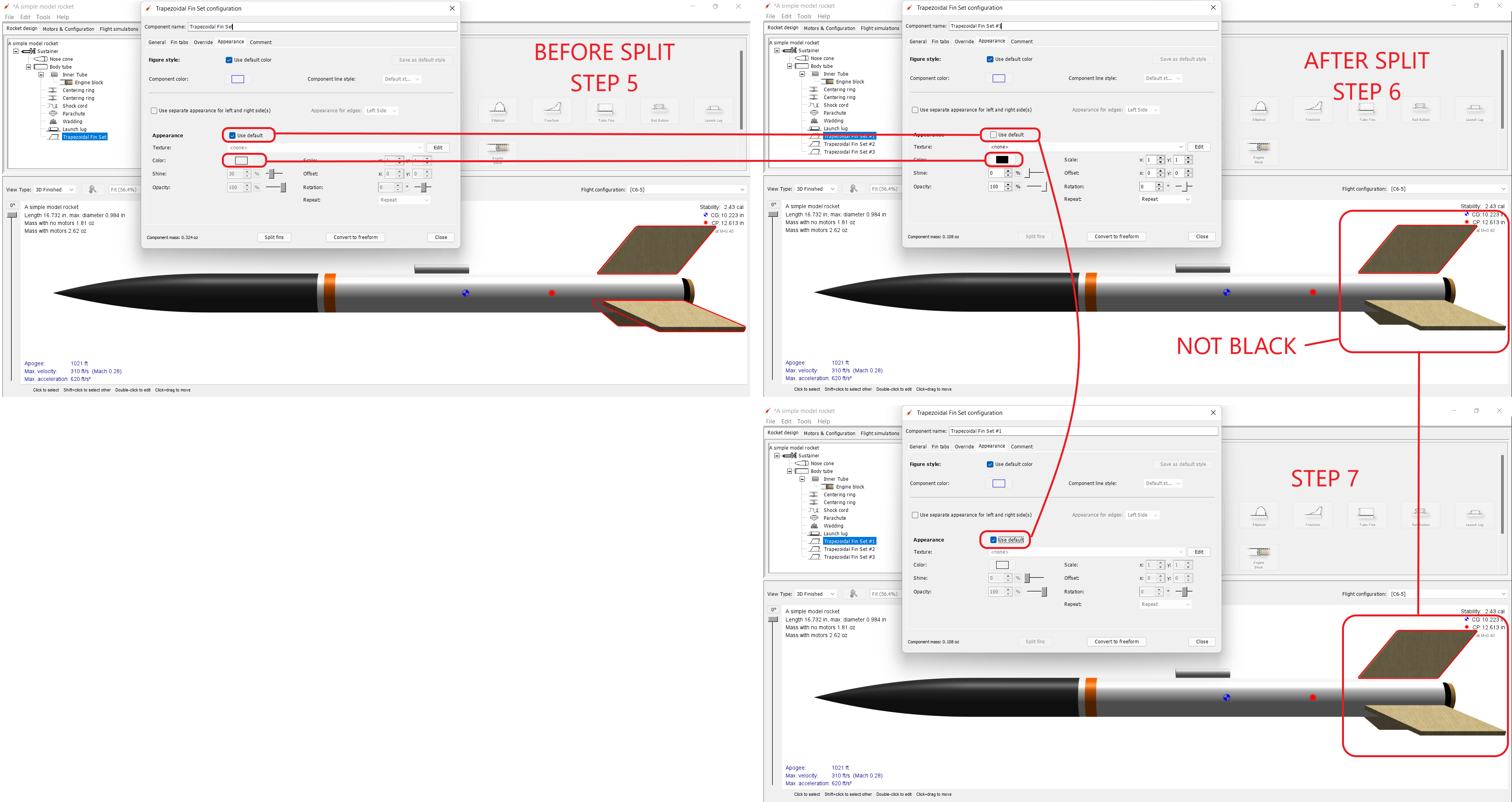 [Bug] Fin appearance can be different than the settings on the appearance tab. · Issue #1244 ...