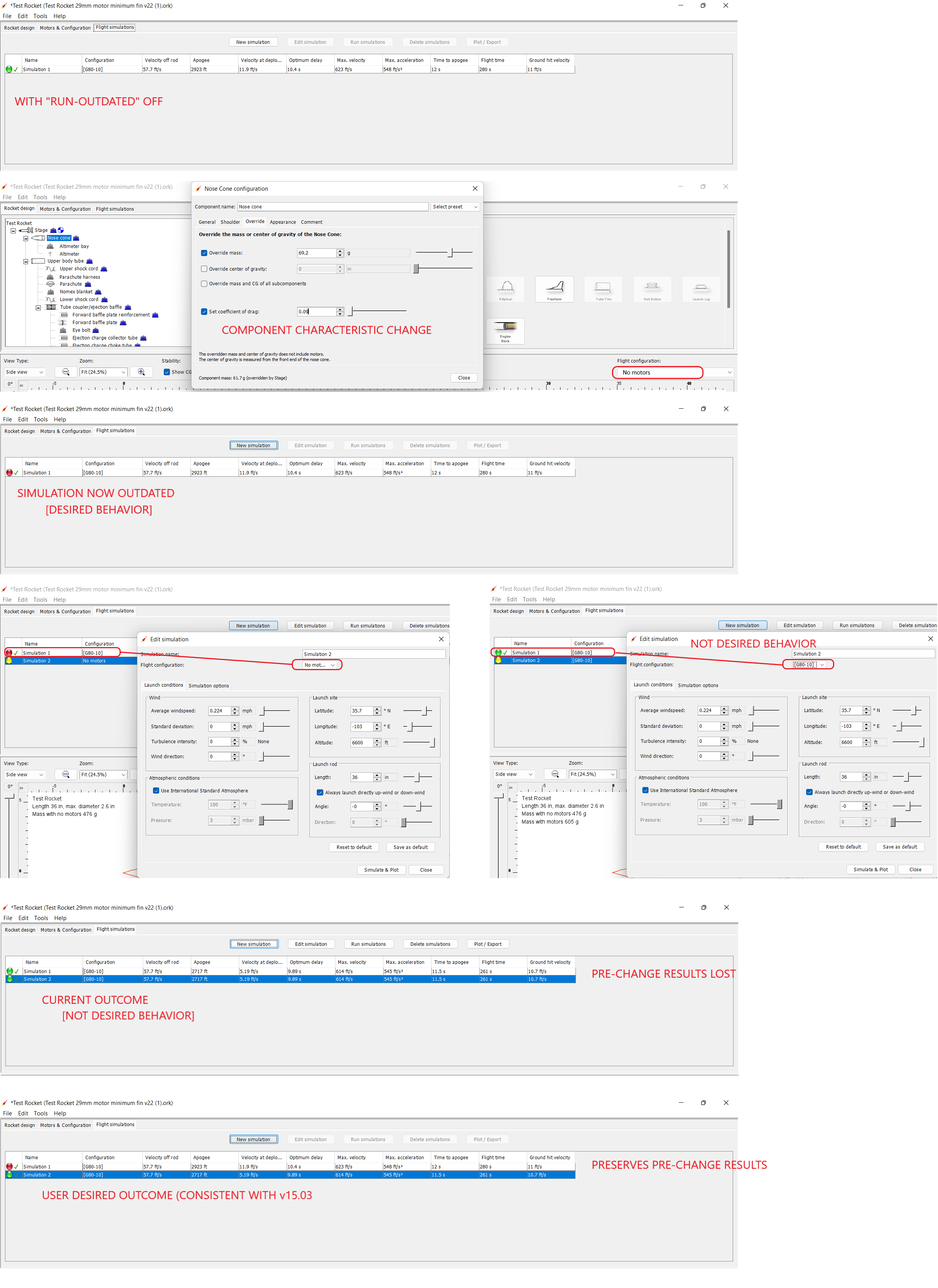 [Bug] Old simulation re-runs when new simulation is created with same motor eventhough "run ...