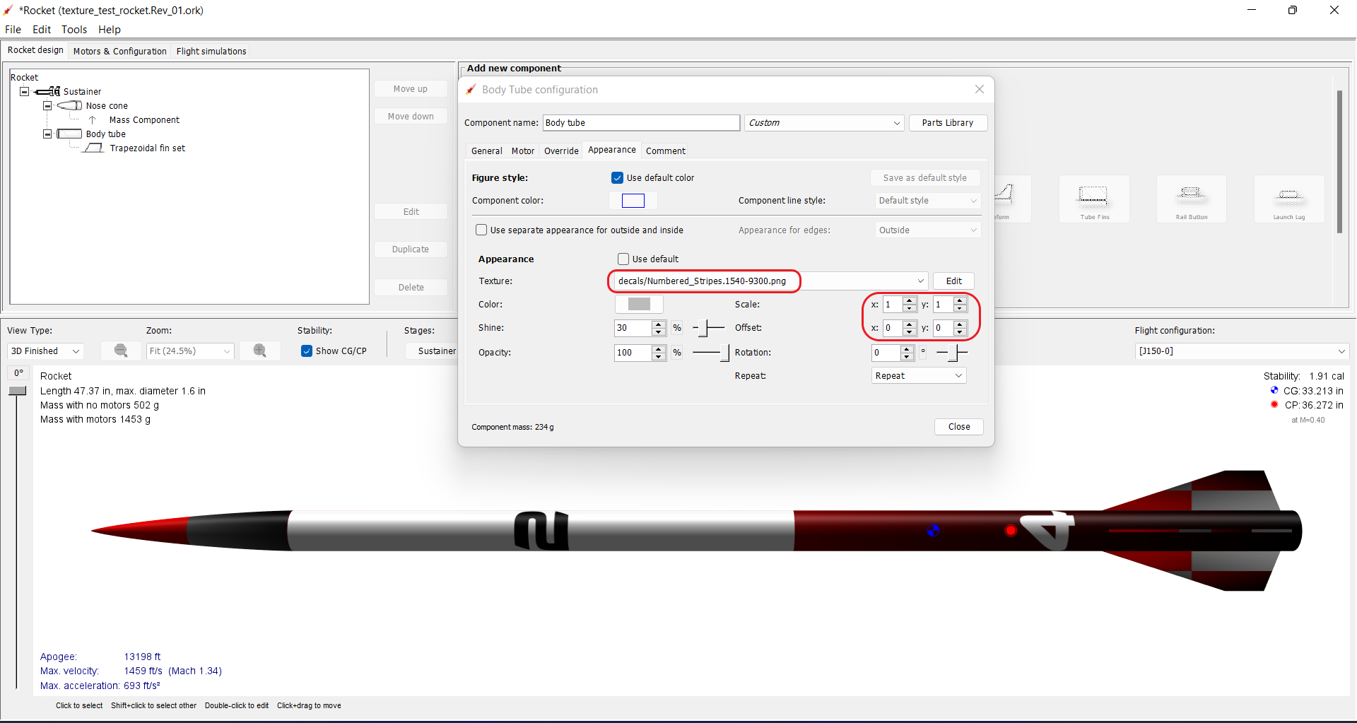 Appearance texture scaling issue · Issue #1581 · openrocket/openrocket · GitHub