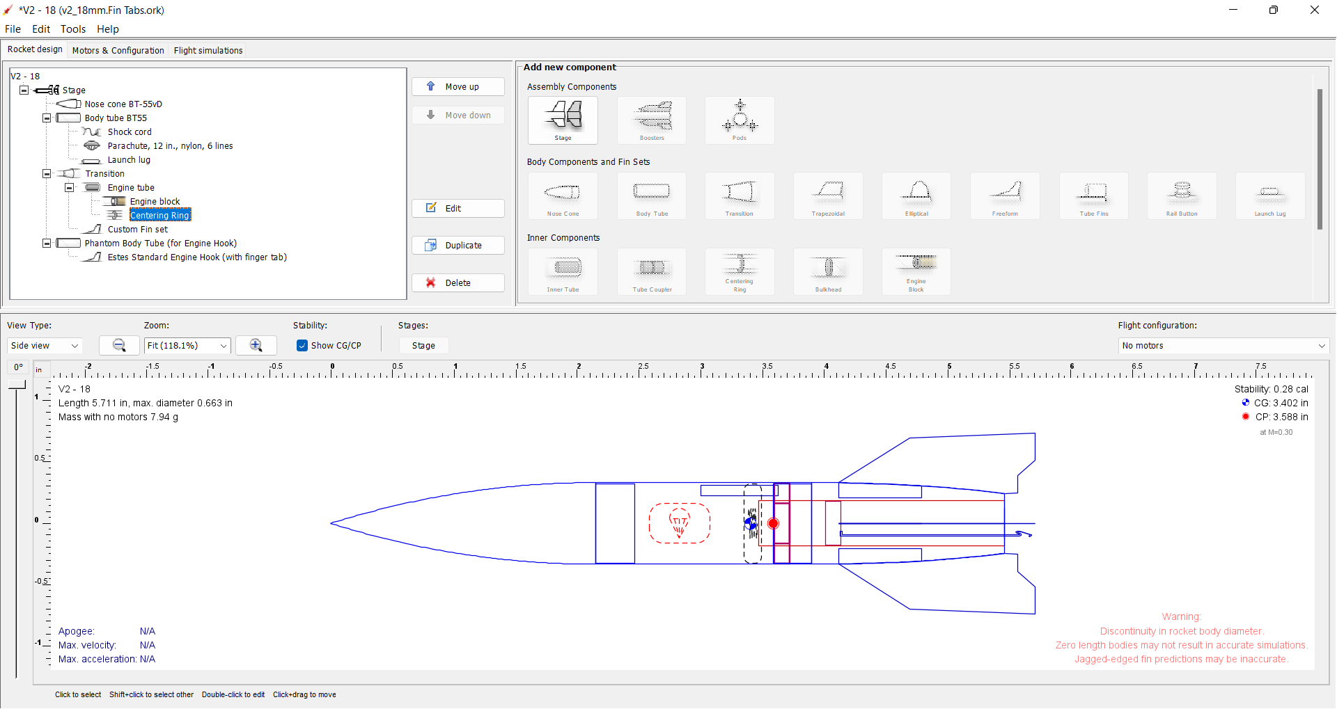 [Bug] Centering ring inner diameter does not scale "down" correctly · Issue #1653 · openrocket ...