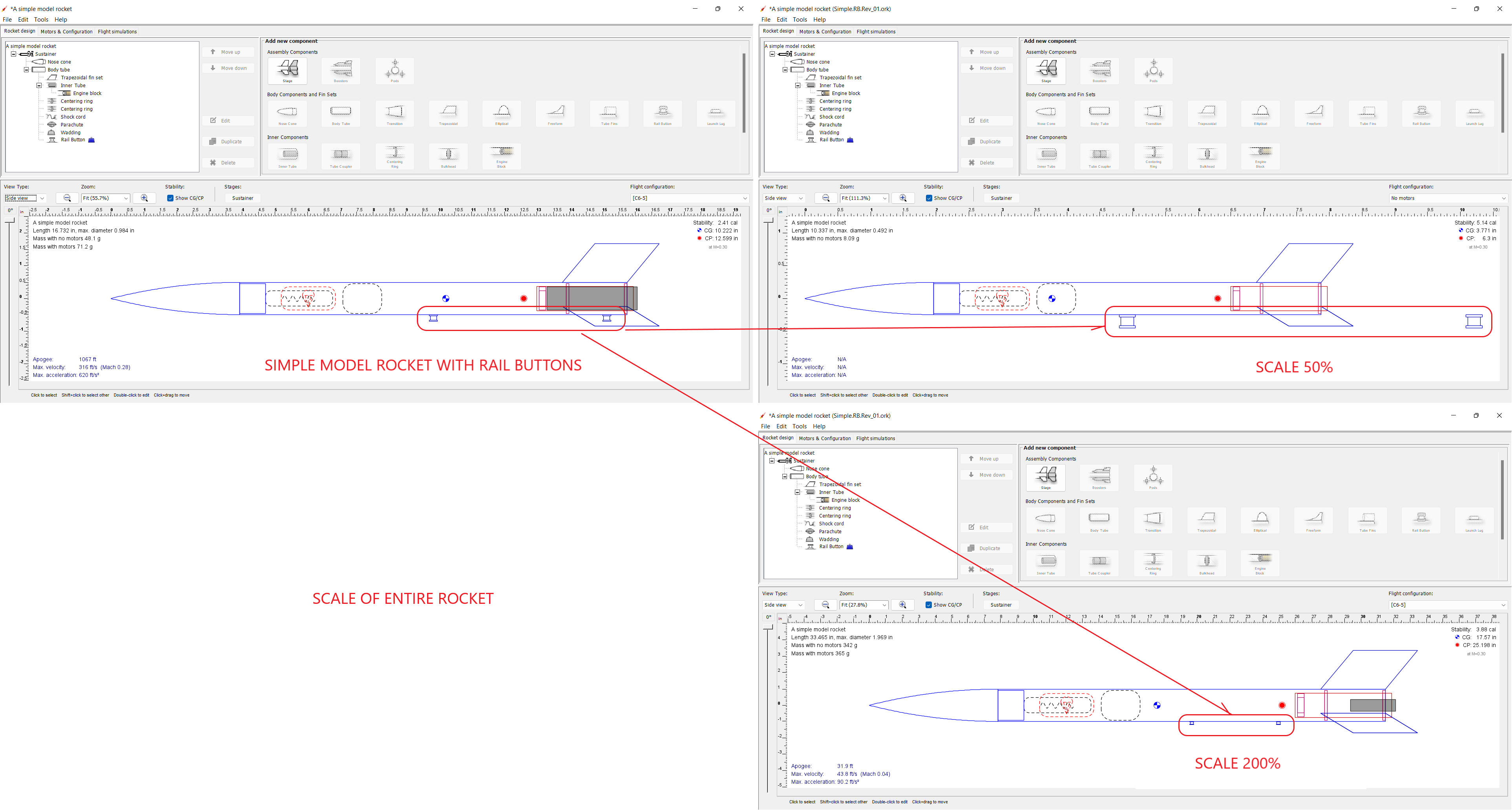 [Bug] Rail buttons do not scale (size or instance separation) · Issue #1661 · openrocket ...