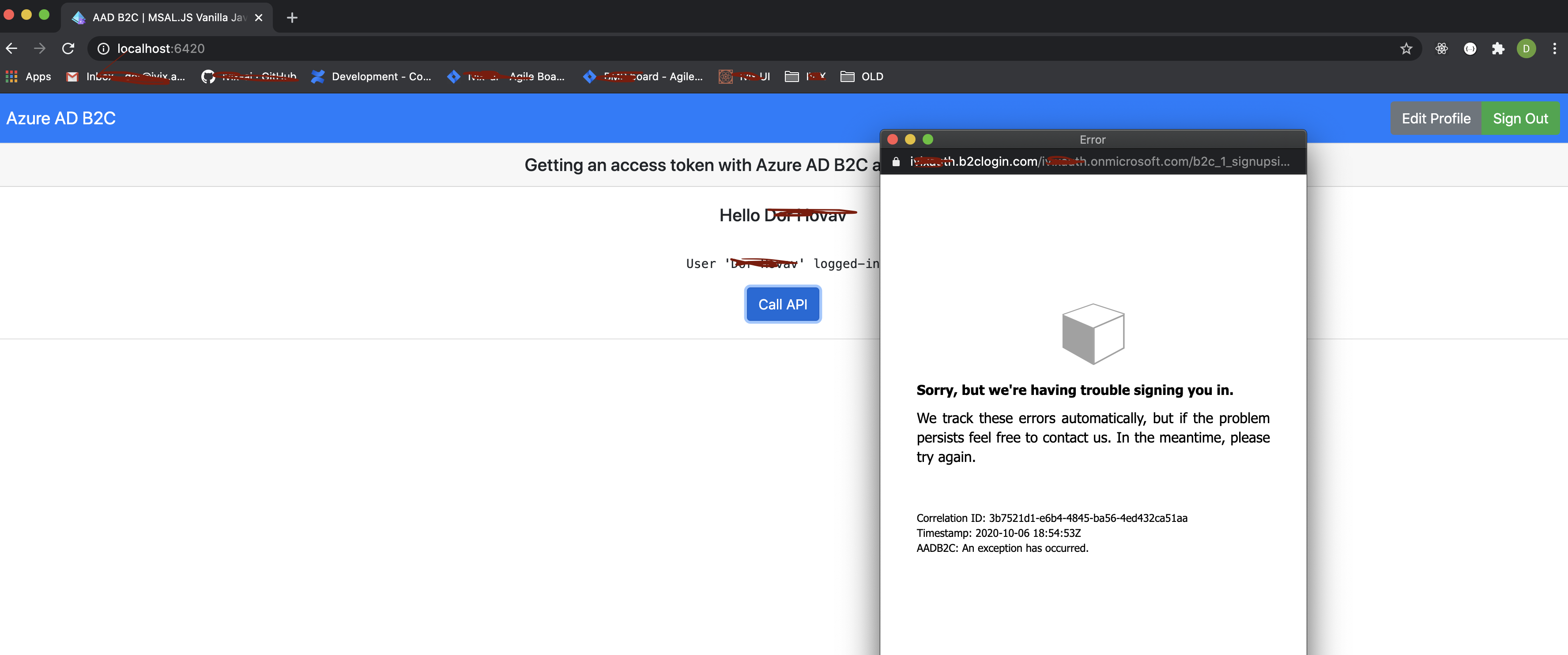 Working With Mfa · Issue 26 · Azure Samplesactive Directory B2c