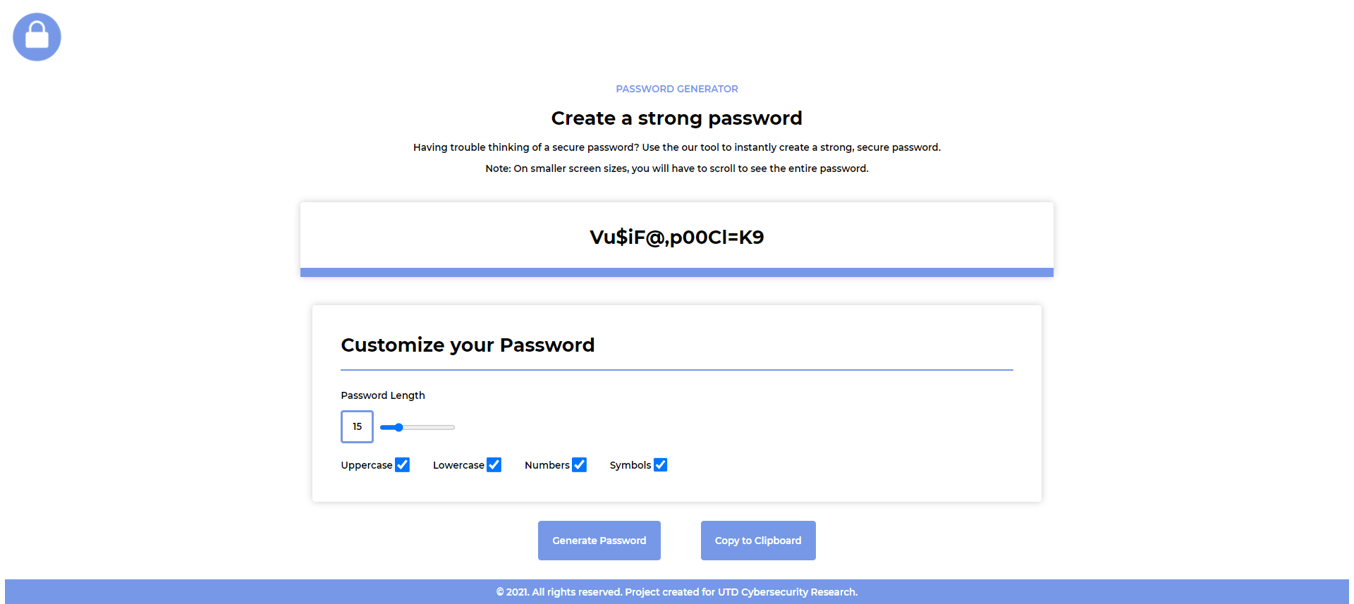 GitHub - aksharaganapathi/passlock: Passlock: UTDCS Cybersecurity Research Final Project