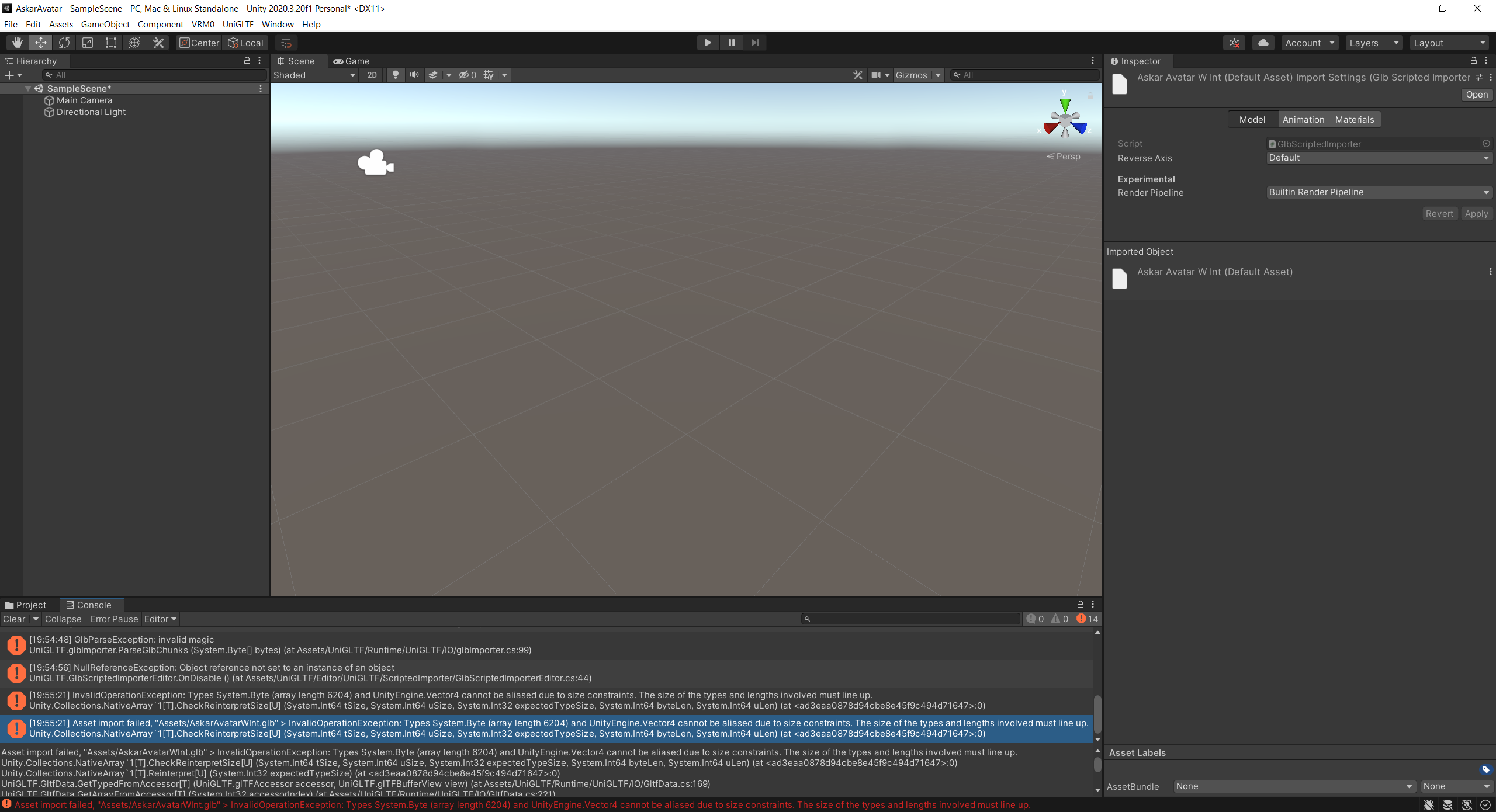 Cannot import glb File Asset · Issue #1930 · vrm-c/UniVRM · GitHub