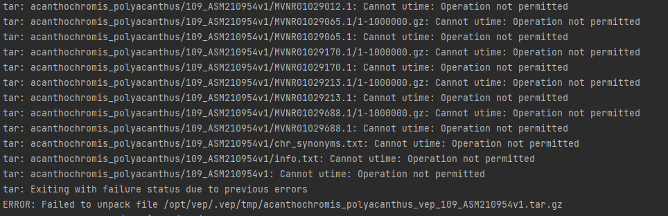 Cant Locate Bioprimaryseqipm In Inc · Issue 1426 · Ensemblensembl Vep · Github 