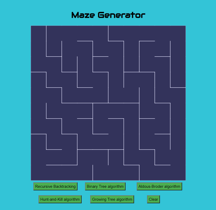 GitHub - Nguyen-Viet-An/MazeGenerator5Algorithms