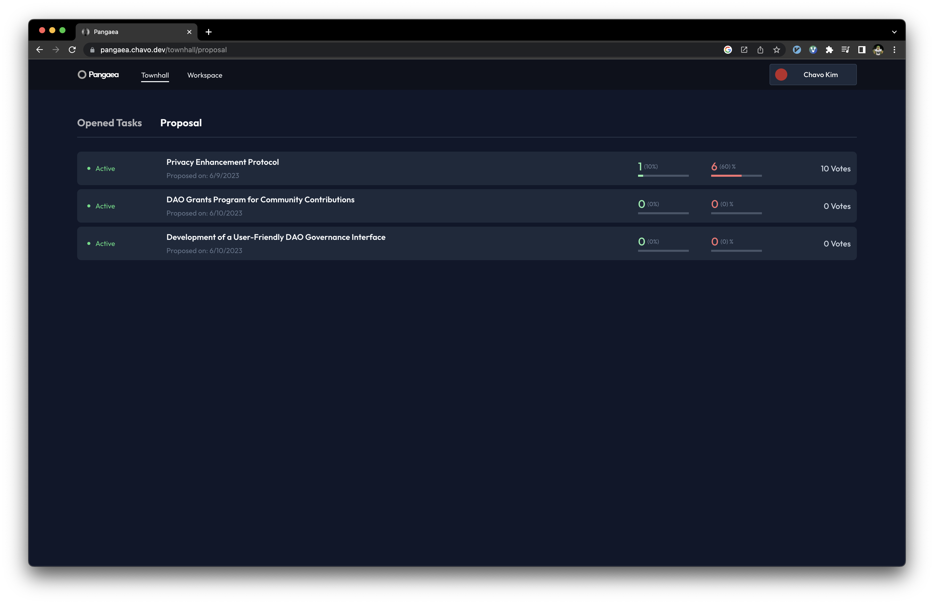 GitHub - pangaea-venom/frontend: Perfect DAO management tool for you to Collaborate, Manage and ...