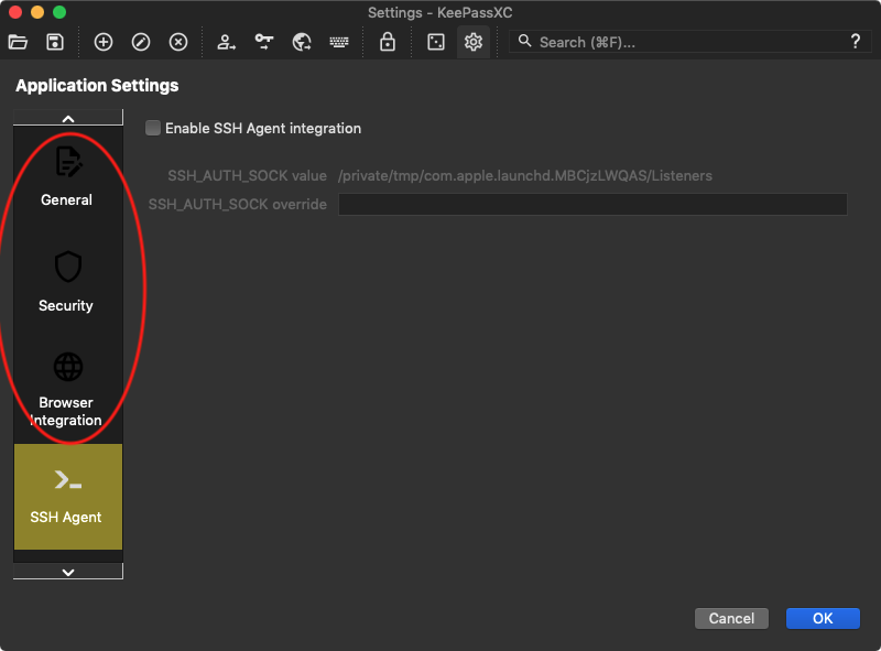Tab icons turn black after focus (dark theme) · Issue #5322 · keepassxreboot/keepassxc · GitHub