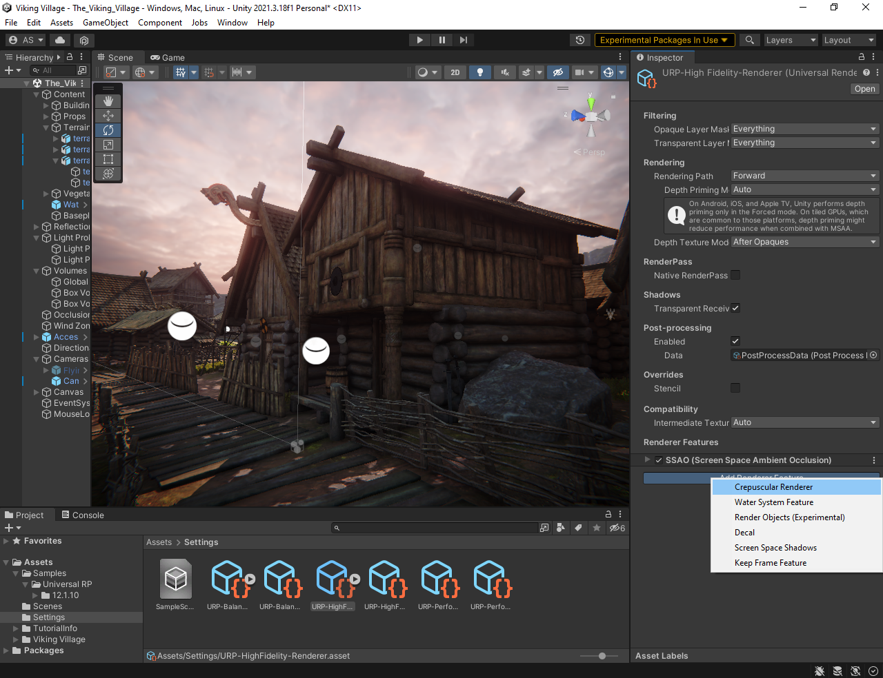 GitHub - ARtronClassicStudio/Crepuscular-URP