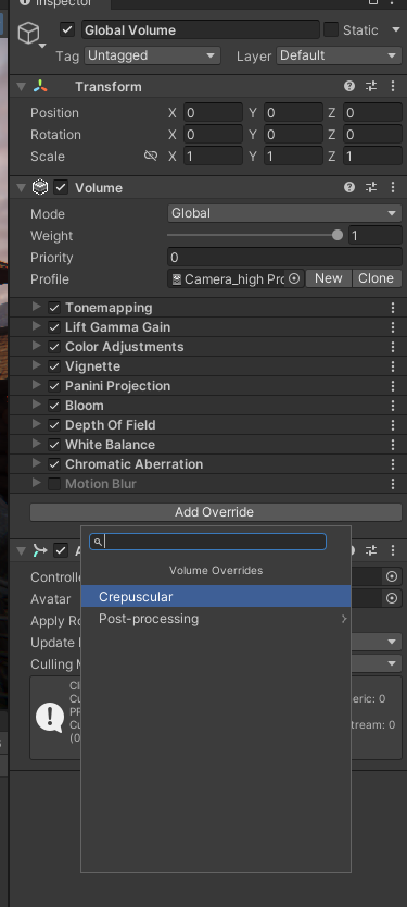 GitHub - ARtronClassicStudio/Crepuscular-URP