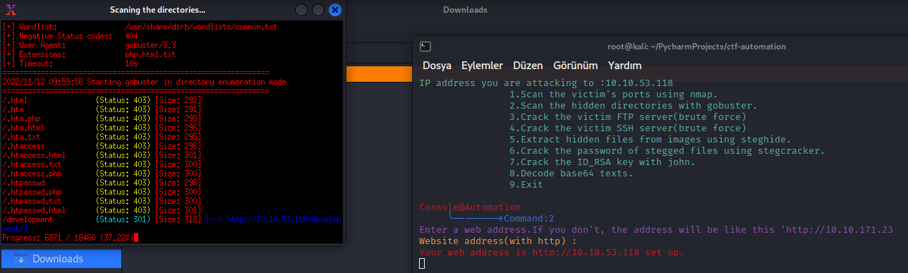 GitHub - st4inl3s5/ctf-automation: An automation for ctf games tools.