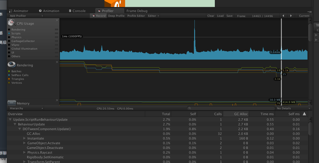 sometimes Sequence function cause cpu spike · Issue #205 · Demigiant/dotween · GitHub