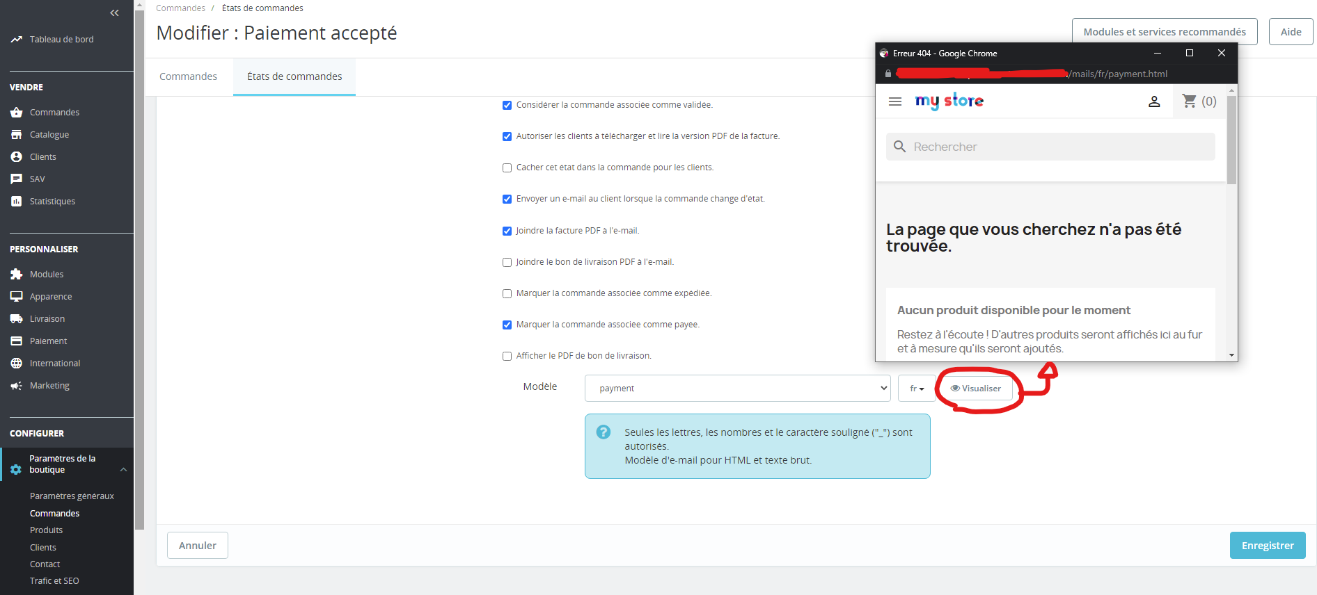 Preview Email Templates On Order Status Not Working · Issue 28365 · Prestashopprestashop · Github 9073