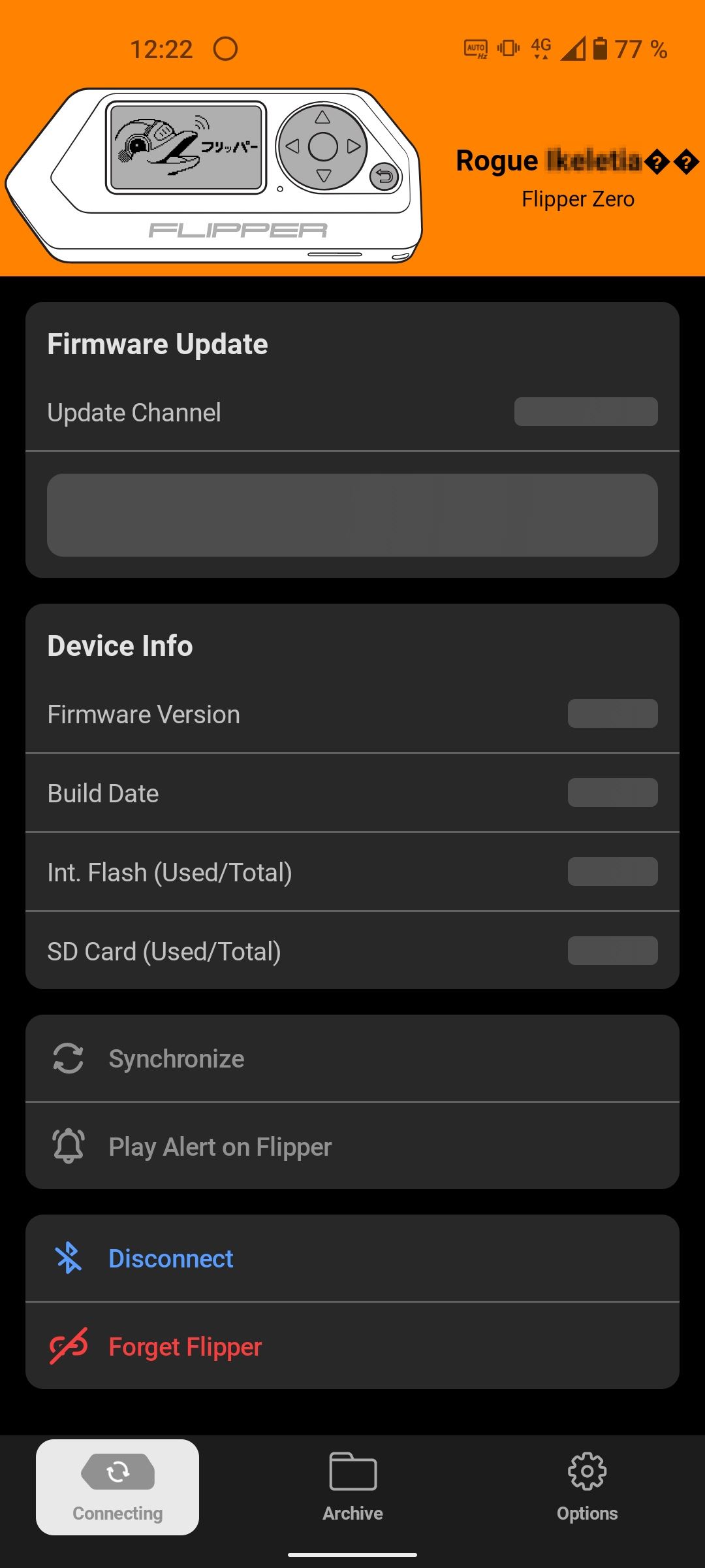 Bluetooth Device Name Renamed connecting to Android App · Issue #235 · RogueMaster/flipperzero ...