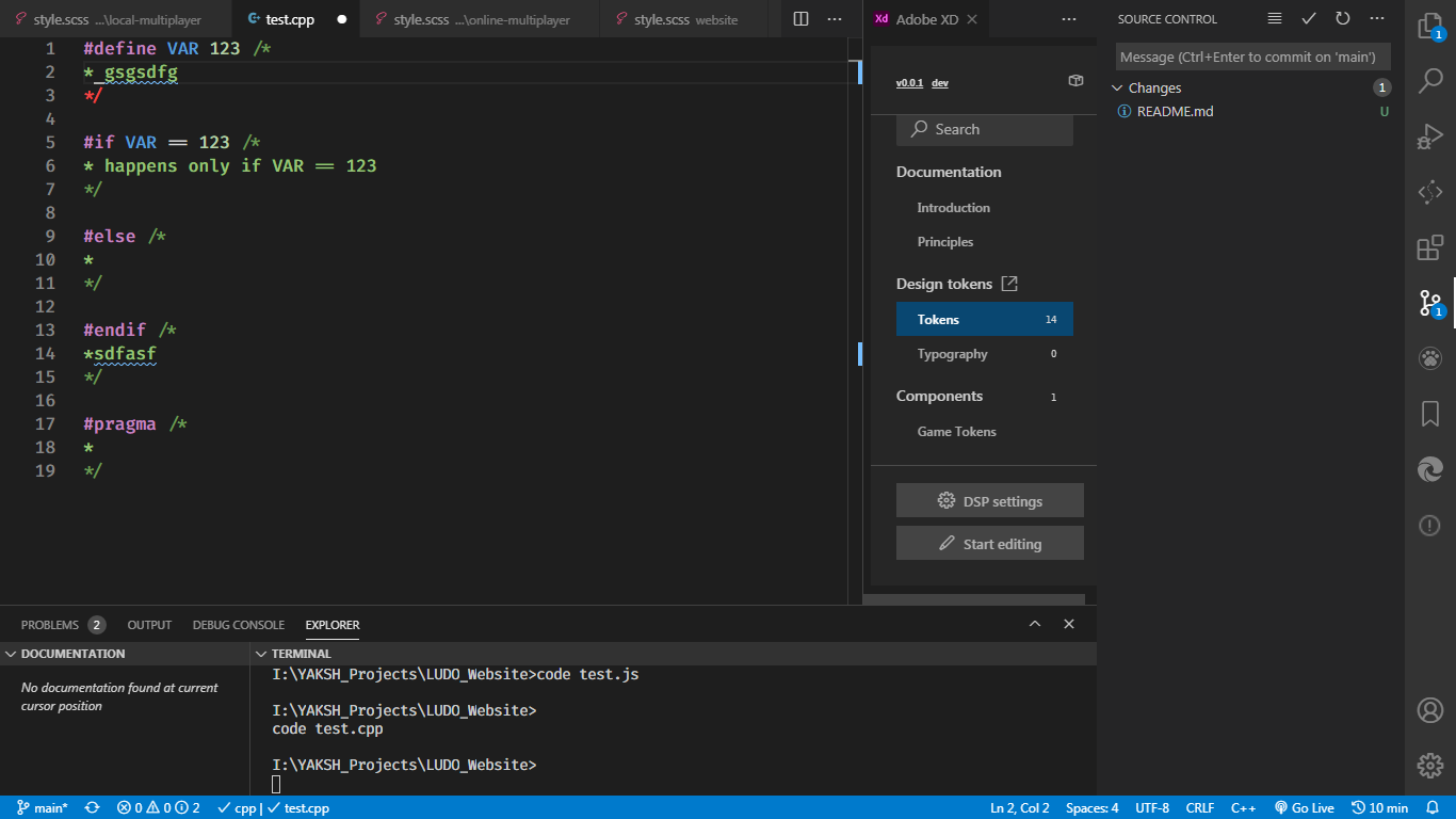 Syntax highlight issue with comments · Issue #110174 · microsoft/vscode · GitHub