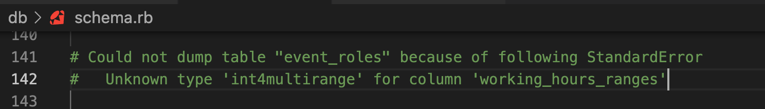 [BUG] Rswag return error if the schema has attribute with int4multirange · Issue #595 · rswag ...