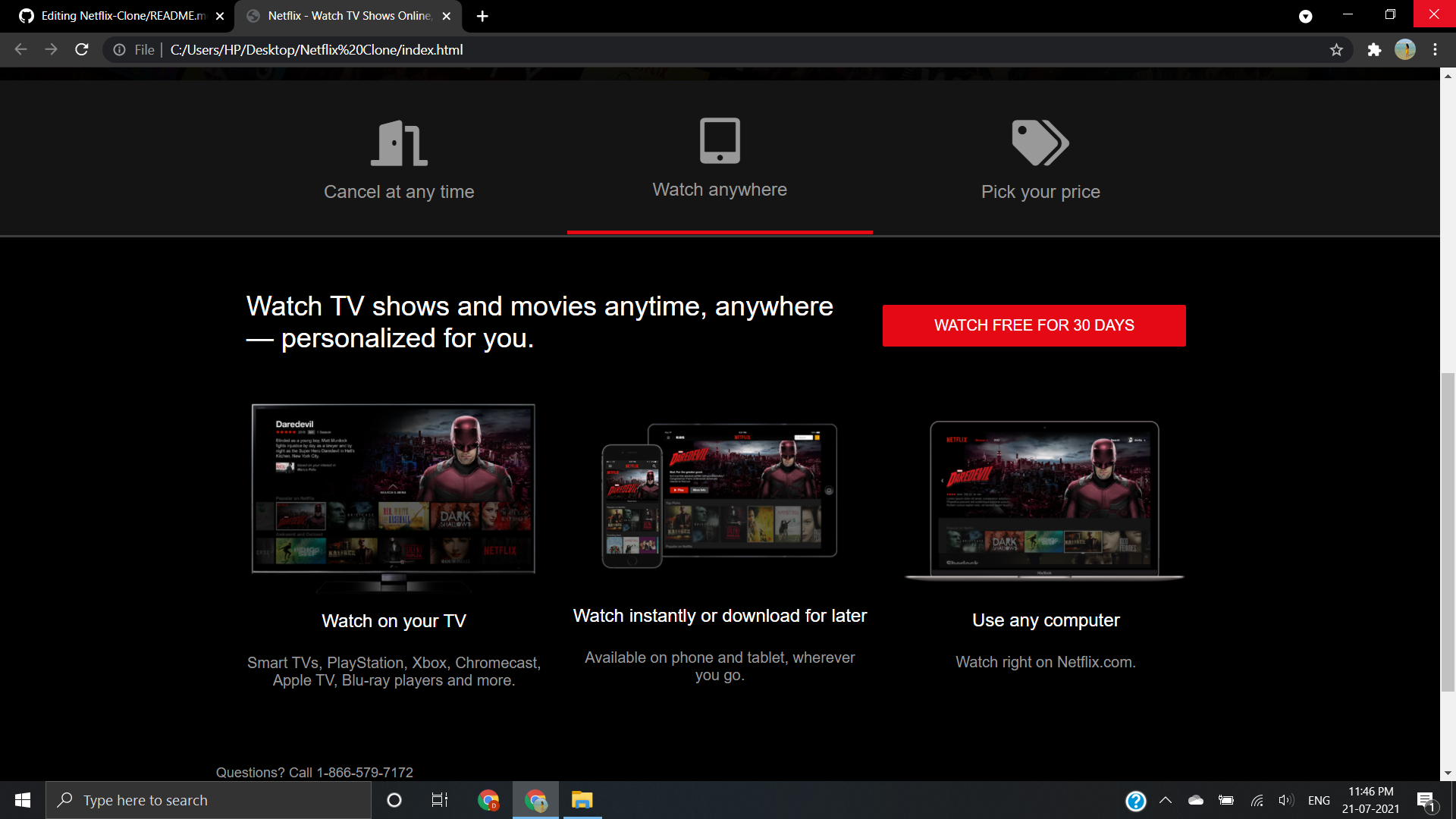 GitHub - divyaghorui/Netflix-Landing-Page-Clone