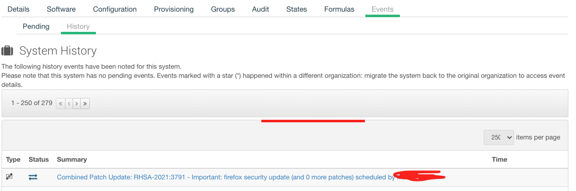 Uyuni Bugreport - Uyuni 2021.08 (Patch upgrade on RHEL systems) · Issue #4344 · uyuni-project ...
