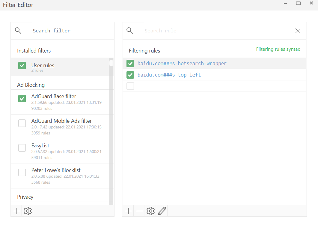 baidu.com · Issue #72032 · AdguardTeam/AdguardFilters · GitHub