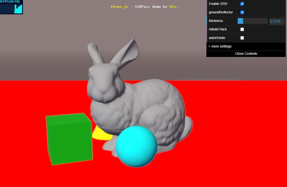 SSR Pass only reflection on the floor working in Firefox and chrome · Issue #22579 · mrdoob ...