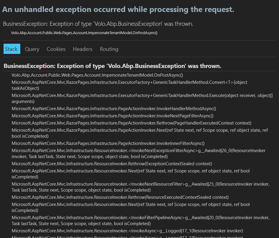 ABP 7.0.2 - Login with tenant - Volo.Abp.BusinessException · Issue #15807 · abpframework/abp ...