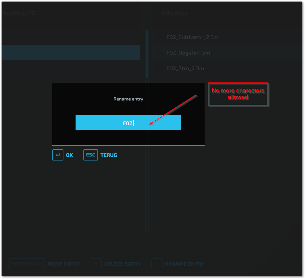 [BUG_SP] Renaming course only takes three characters · Issue #434 · Courseplay/Courseplay_FS22 ...