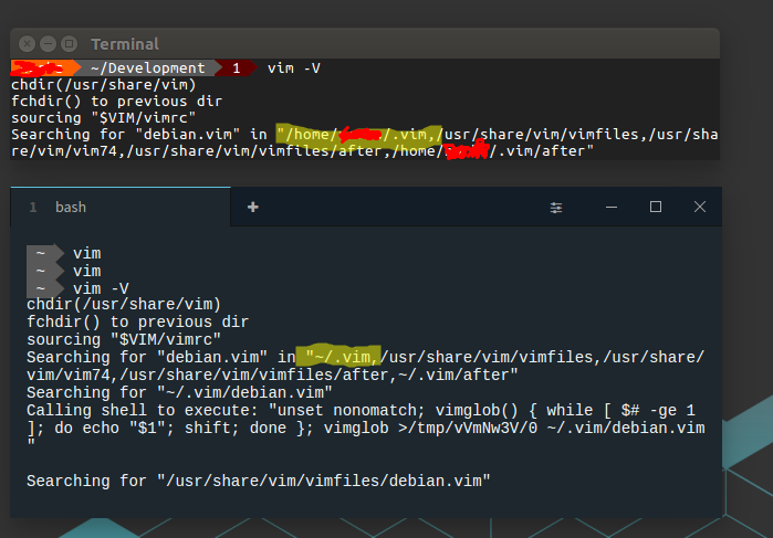 [ Ubuntu 16.04 LTS ] $HOME seems to not be set when using vim. · Issue #129 · Eugeny/tabby · GitHub