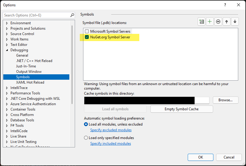 Trying to step into OC code - missing PDBs? · Issue #10959 · OrchardCMS/OrchardCore · GitHub
