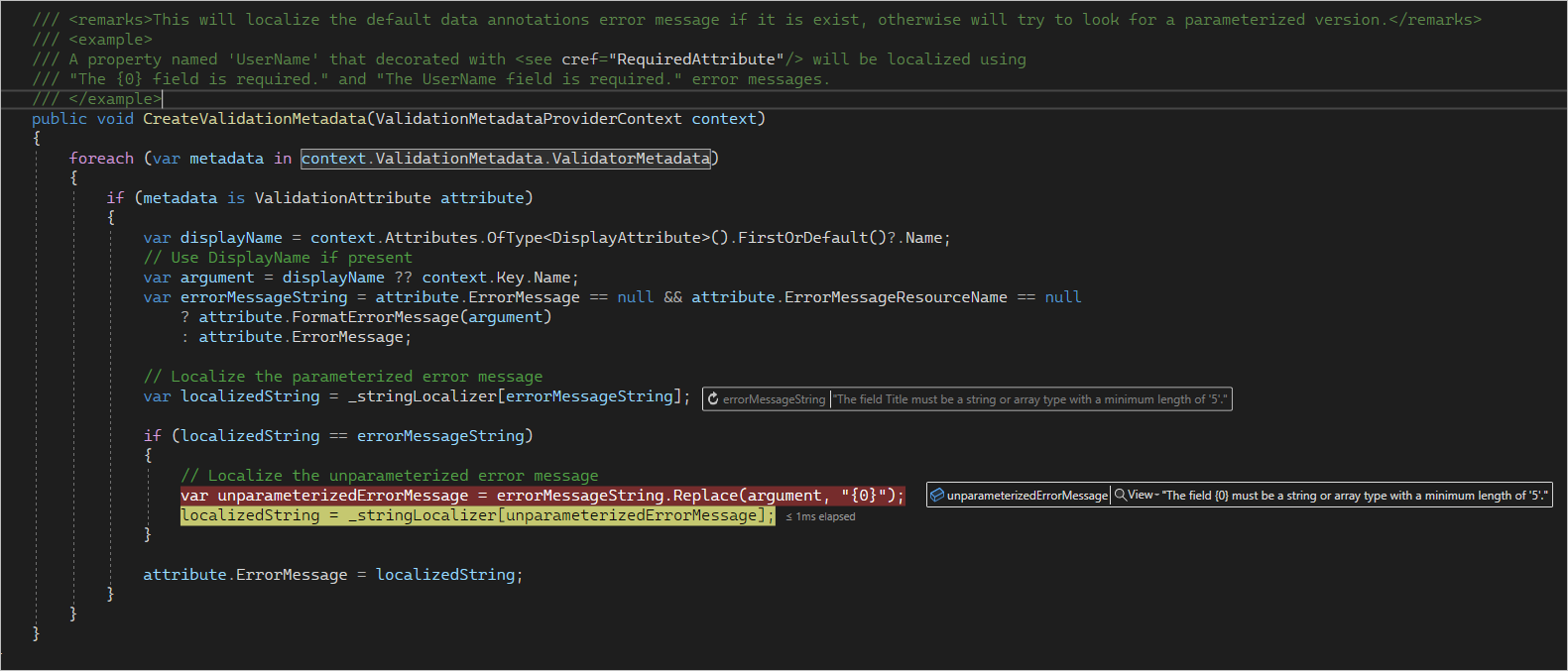 PO files don't work well with DataAnnotations that have multiple parameters · Issue #13520 ...