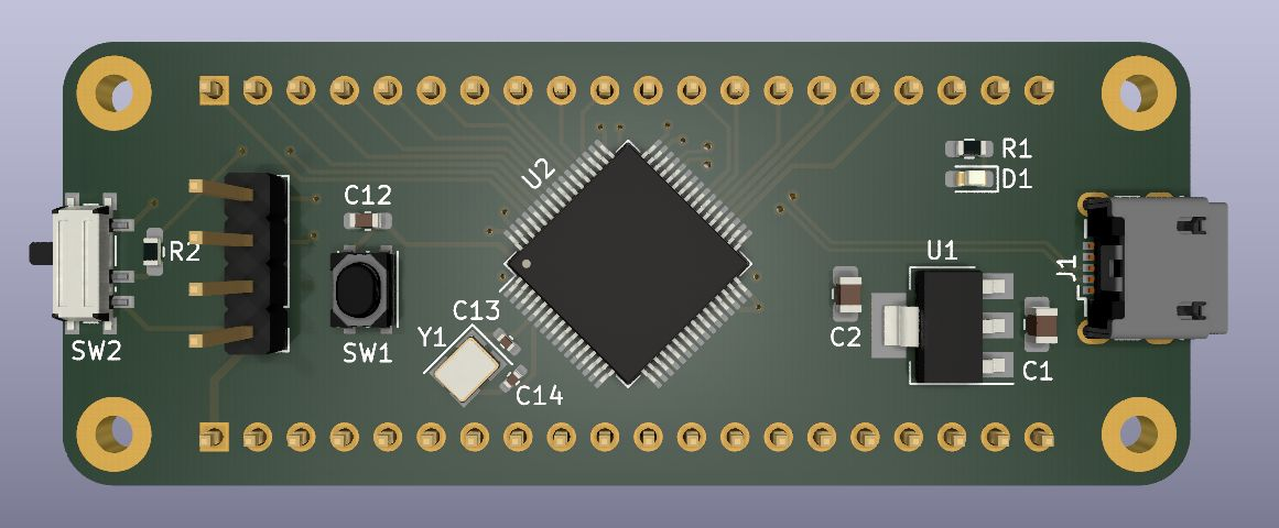 GitHub - facens-omegabotz/stm32-board: KiCad Projet of PCB design for a development board for ...