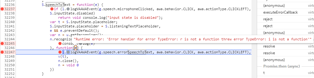 recognizeOnceAsync throwing Runtime error · Issue #220 · microsoft/cognitive-services-speech-sdk ...