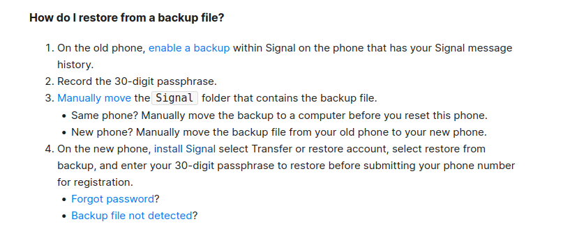 [Major Regression] Restoring Backups does not work · Issue #11875 · signalapp/Signal-Android ...
